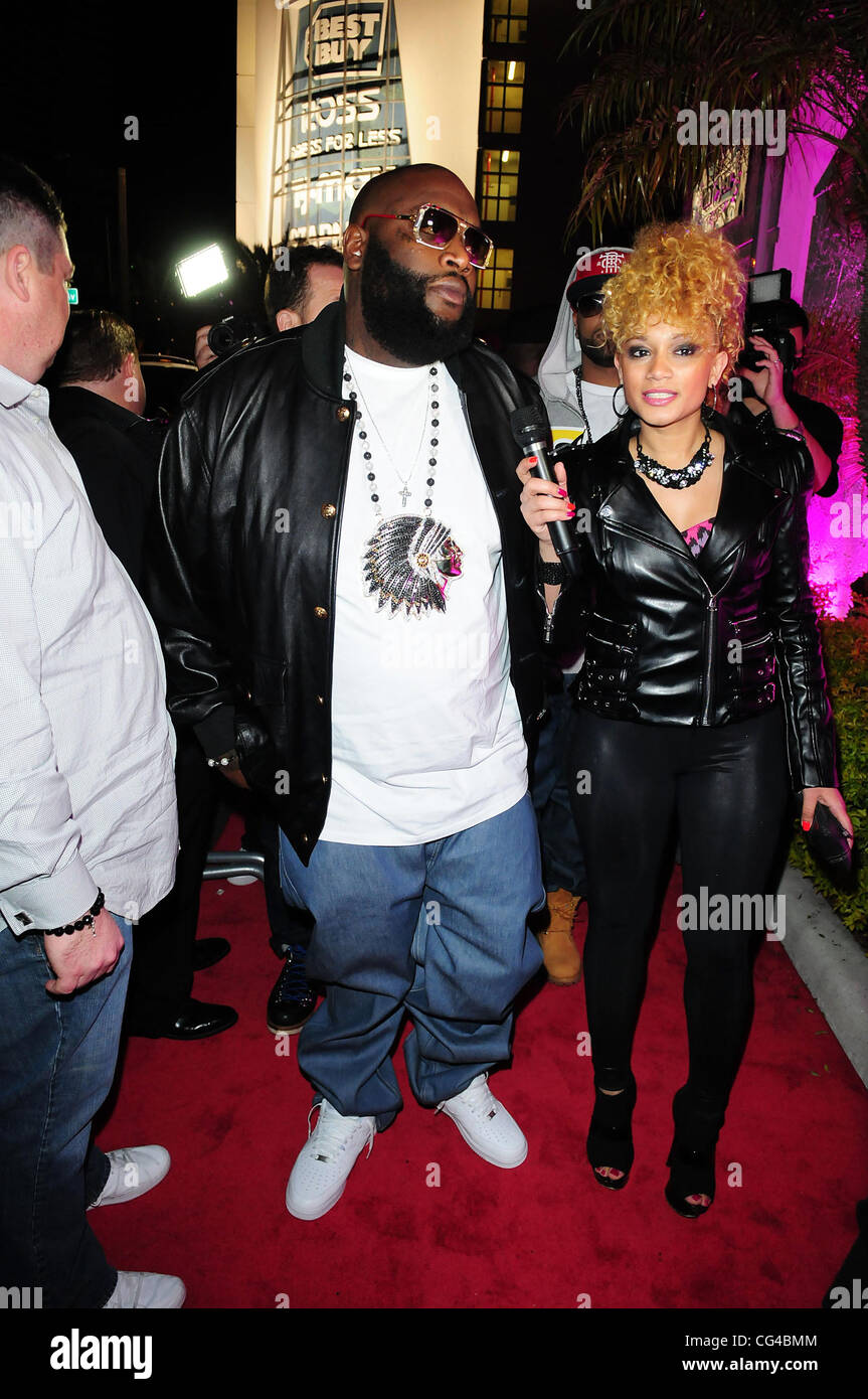 Rick Ross Rick Ross and Stevie J's birthday party at Club Play Miami ...