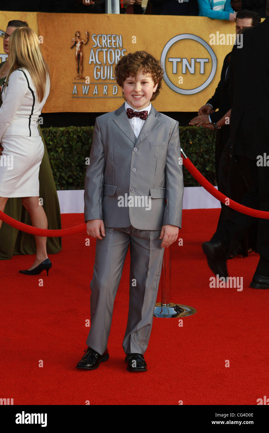 Nolan Gould The 17th Annual Screen Actors Guild Awards (SAG Awards 2011) held at the Shrine ...