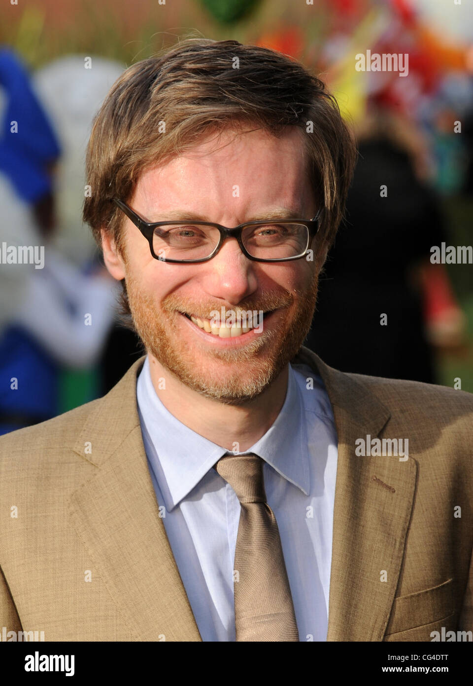 Stephen Merchant arriving at the premiere of Gnomeo And Juliet at the ...