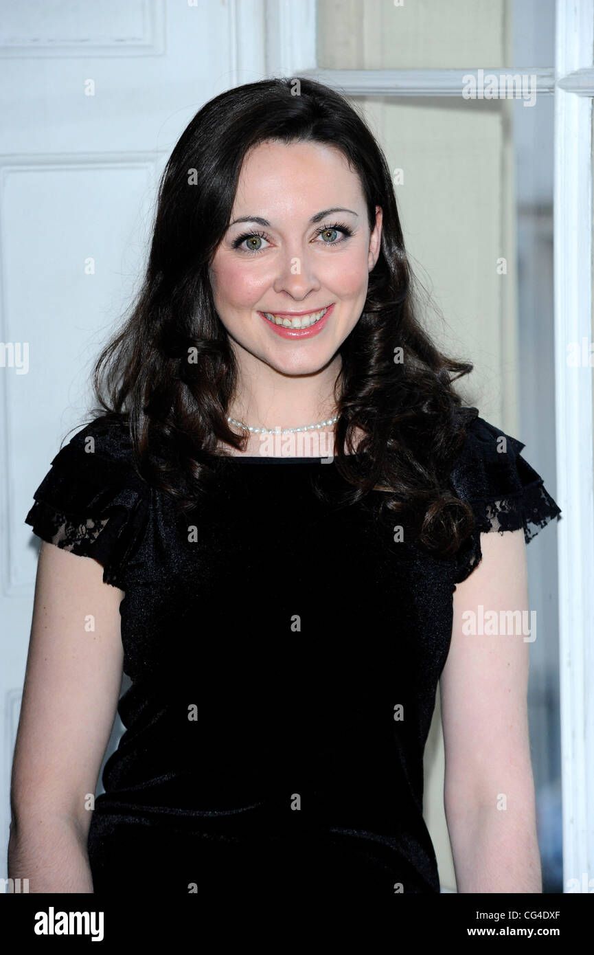 Sarah Earnshaw attends a photocall for the launch for the UK tour of ...
