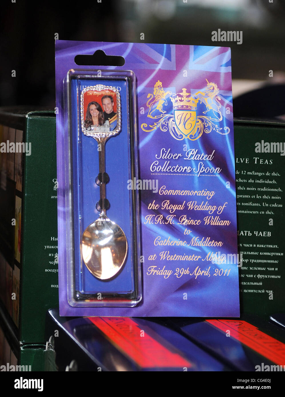 Prince William and Kate Middleton Royal Wedding souvenir spoons for ...