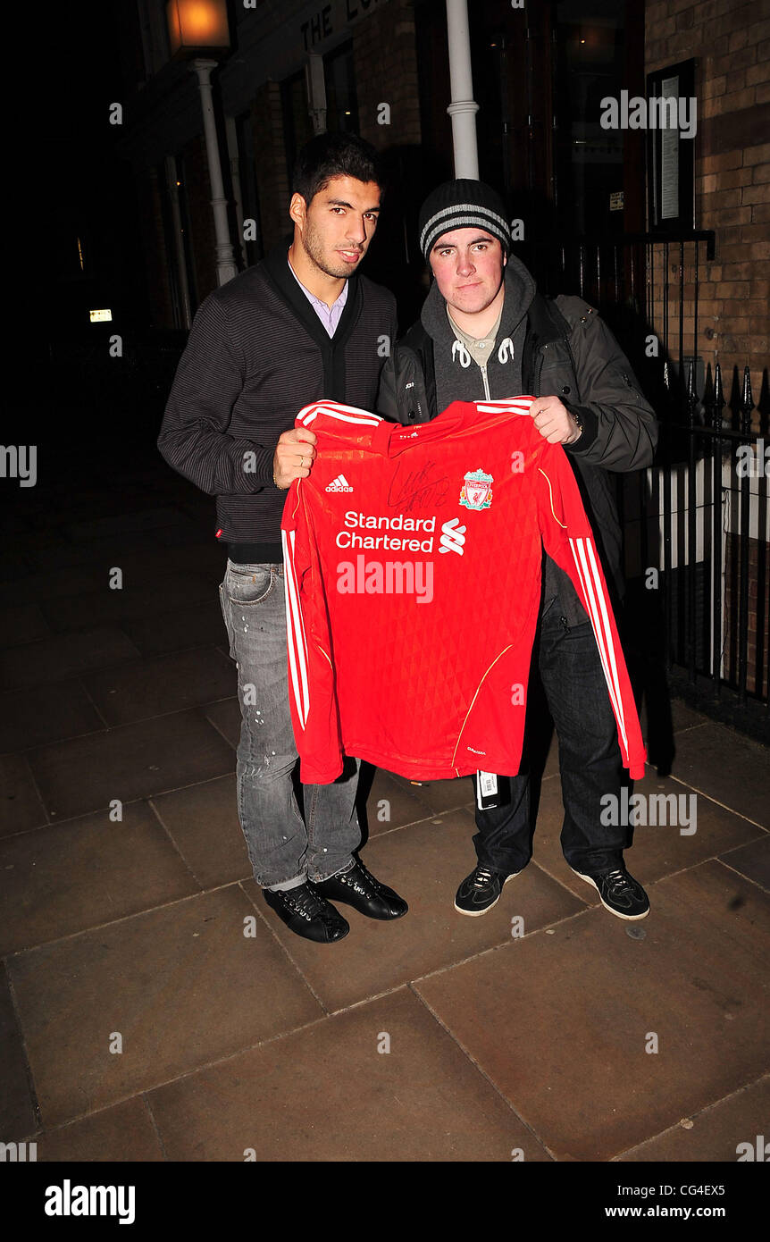New Liverpool signing, Uruguayan footballer Luis Suarez, given a ...