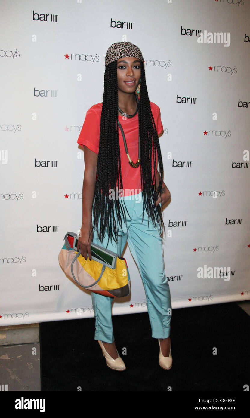DJ Solange Knowles The Macys bar III Brand and Pop Up store launch New ...