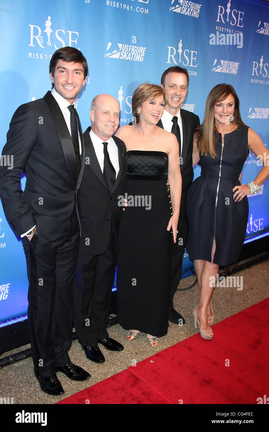 Evan Lysacek, Scott Hamilton, Dorothy Hamill, Brian Boitano, Peggy ...