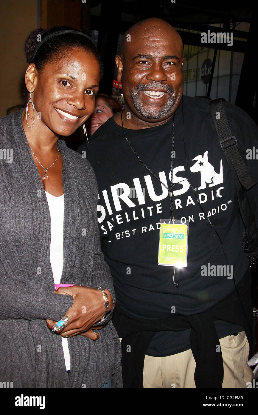 Audra McDonald and Keith Price Backstage at 'Broadway On Broadway', the ...