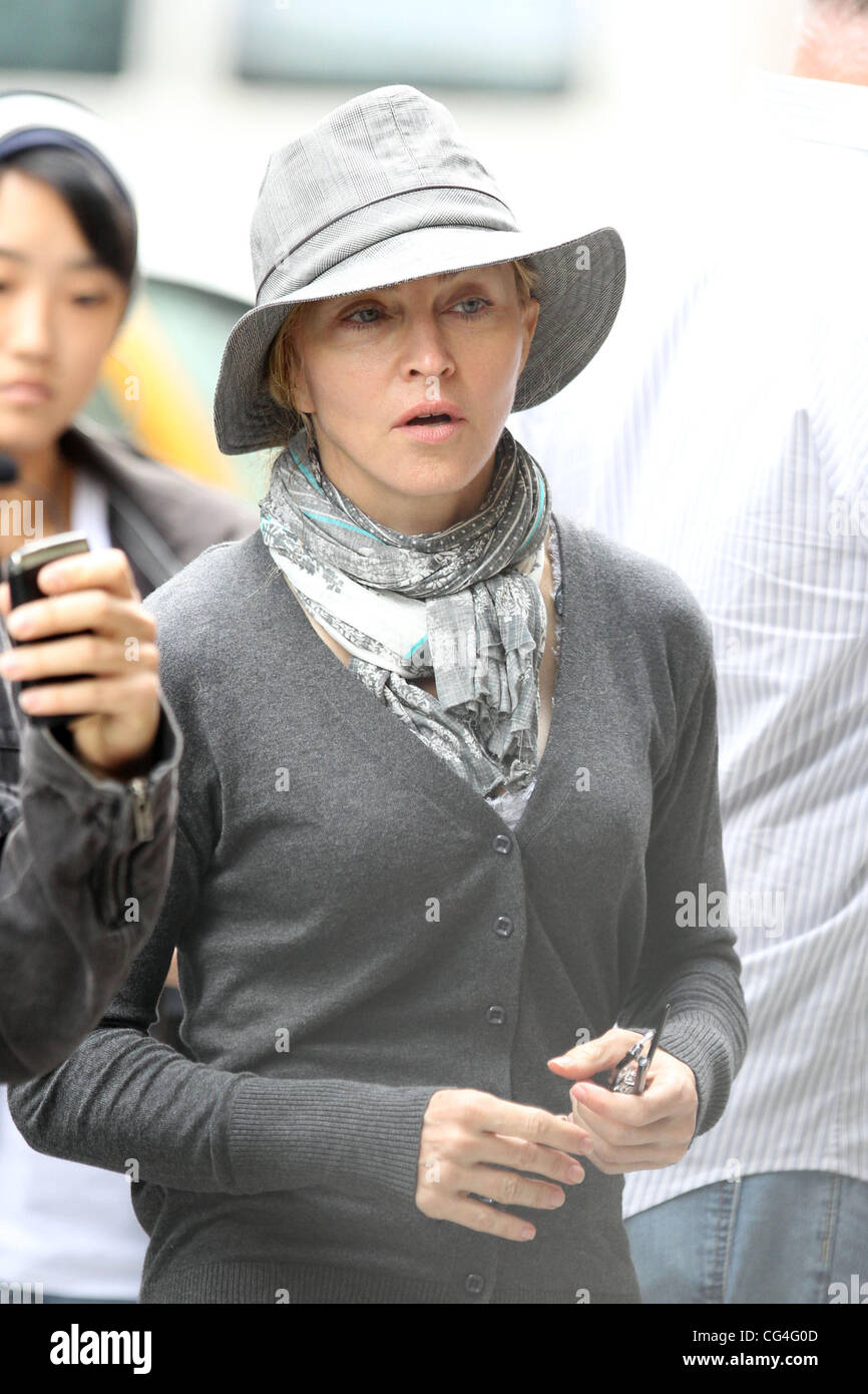Madonna seen filming on location for her new movie W.E. The film ...