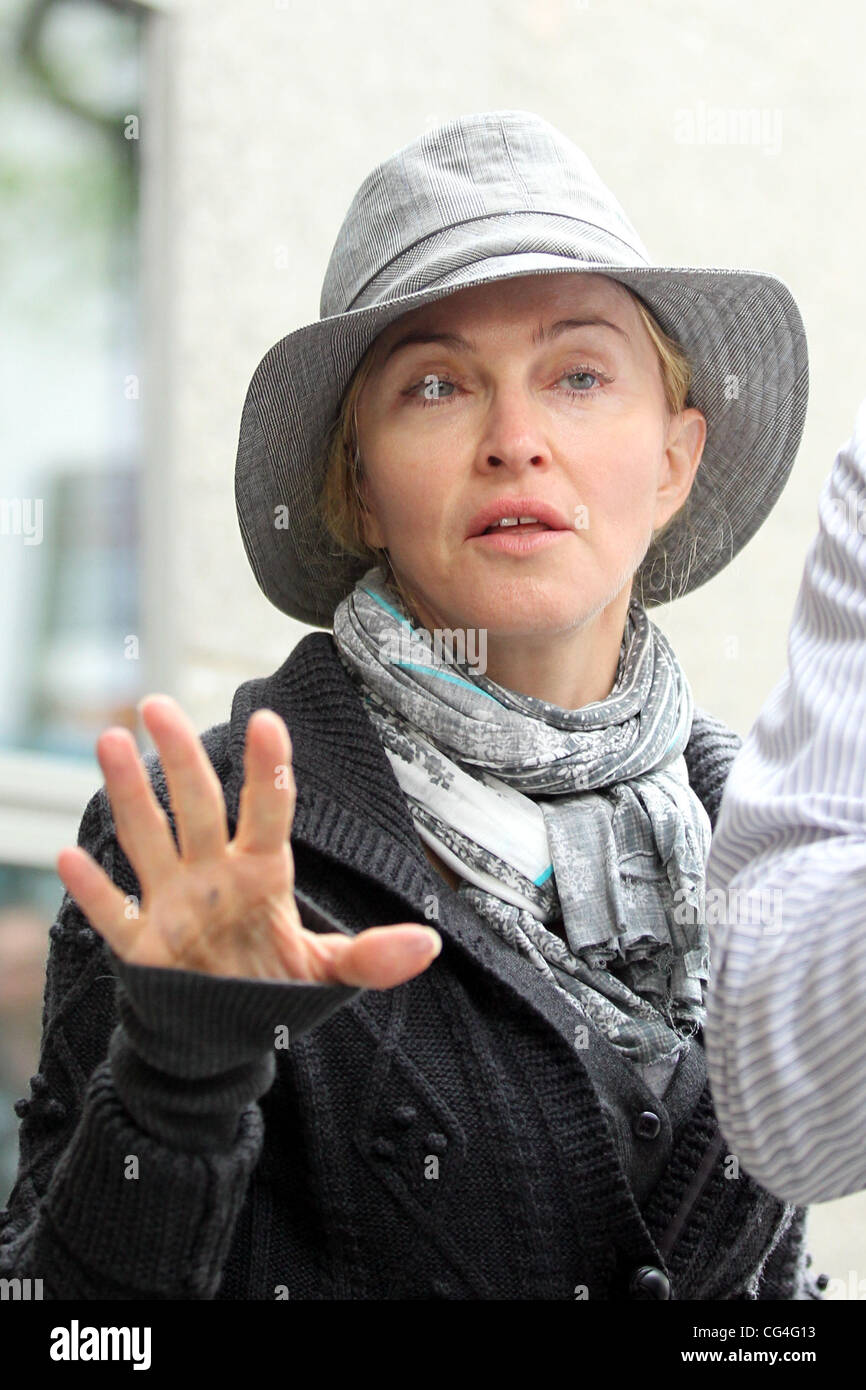 Madonna seen filming on location for her new movie W.E. The film ...