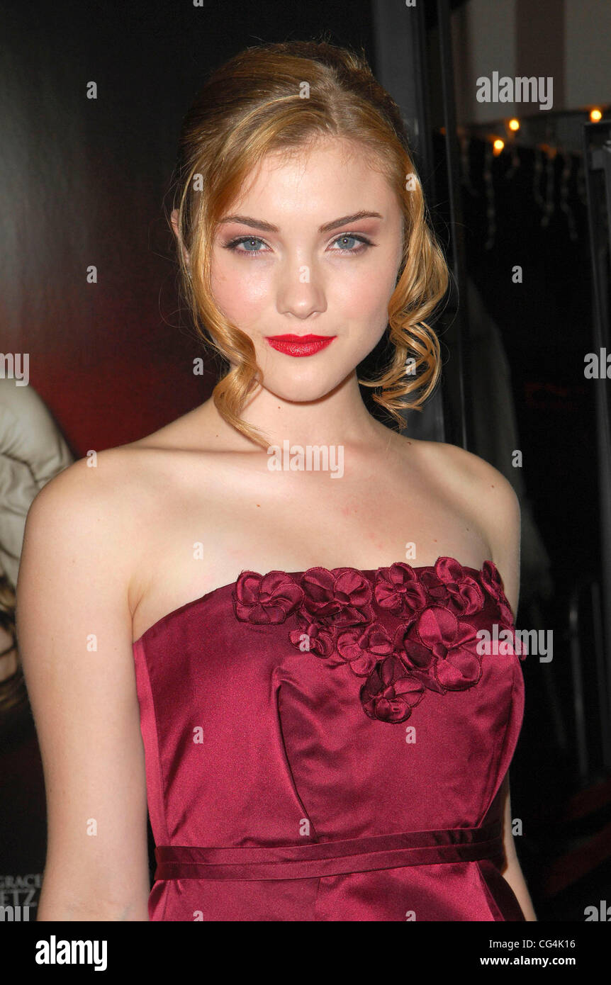 Skyler Samuels attends the 'Let Me In' LA film premiere at the Bruin ...