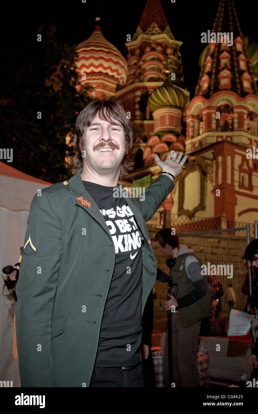 Xander Smith of the American rock band Run Run Run poses for photos ...