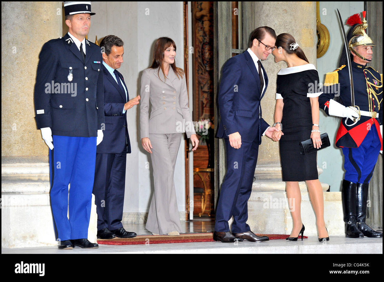 President of France Nicolas Sarkozy, First Lady of France Carla Bruni ...