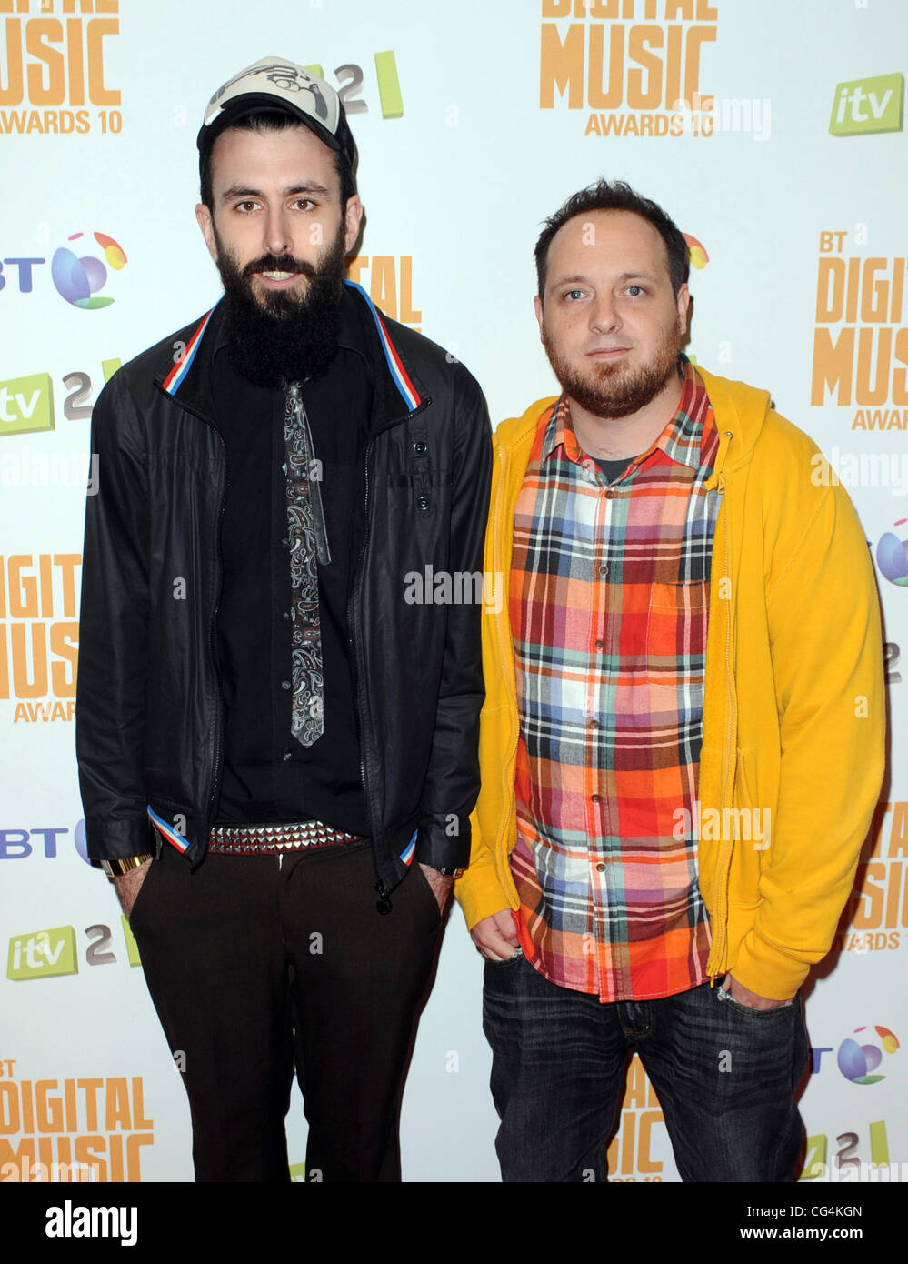 Scroobius Pip and Dan Le Sac BT Digital Music Awards at The Roundhouse - Arrivals London ...