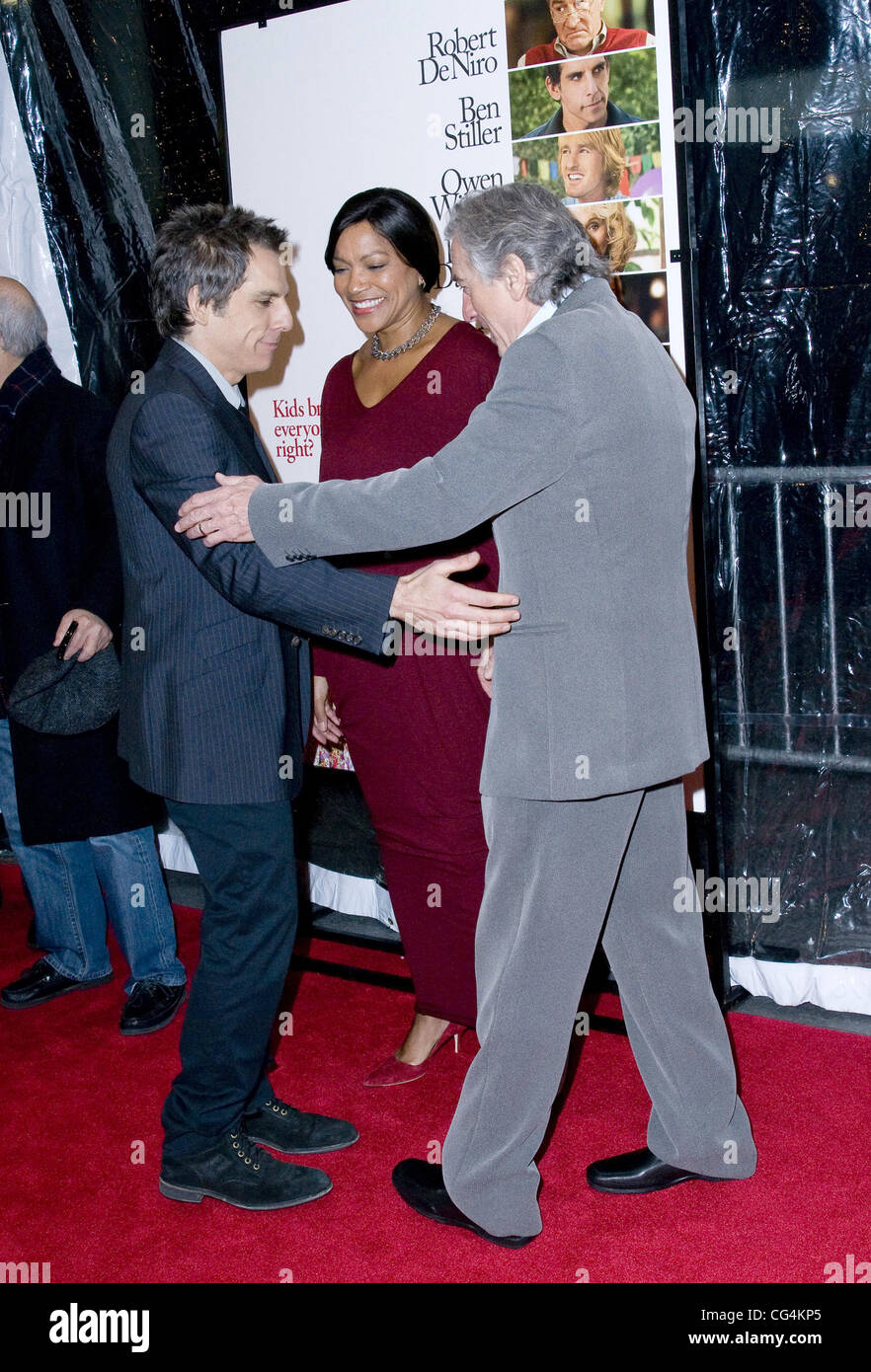 Grace Hightower, Robert De Niro and Ben Stiller The World Premiere of ...