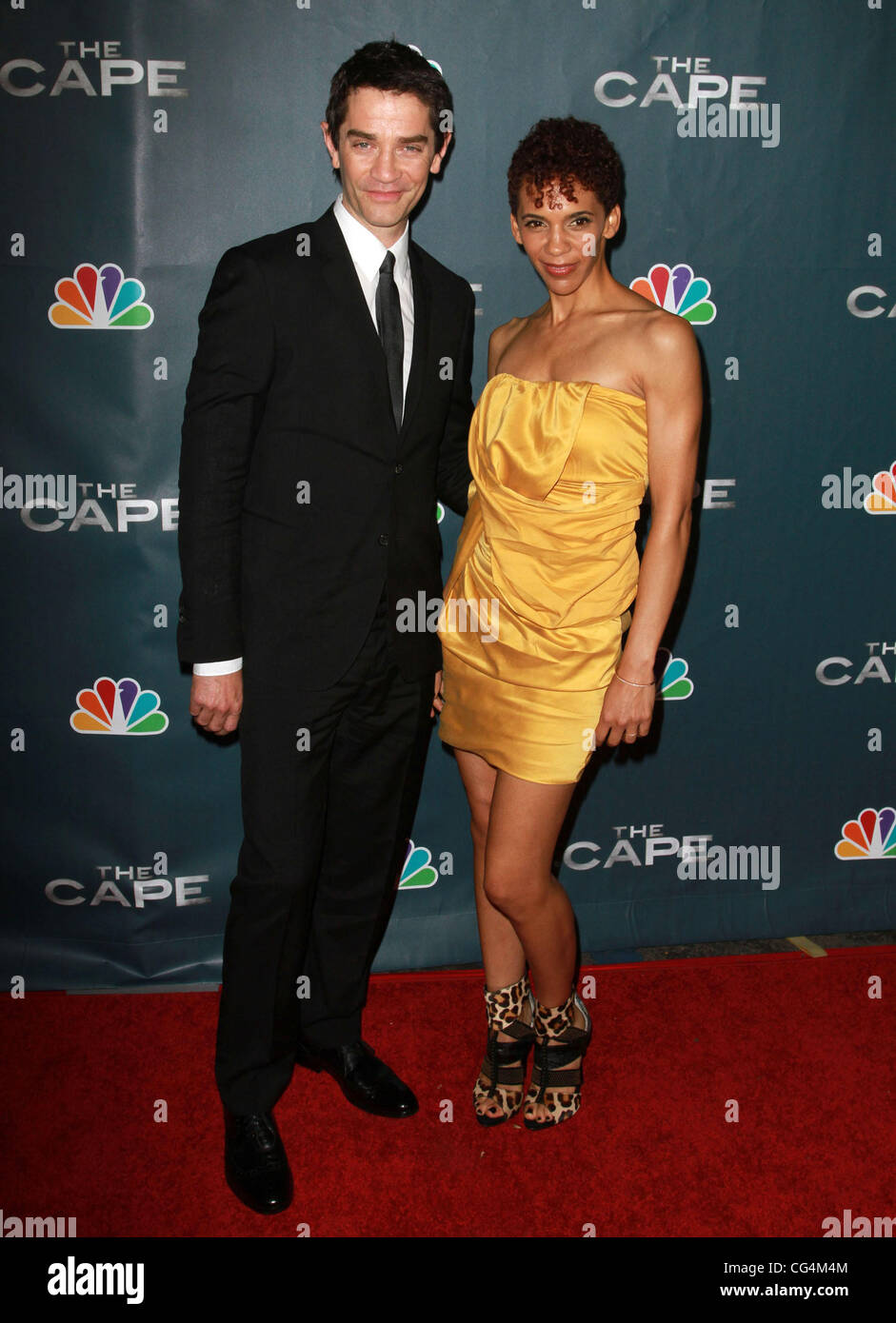 James Frain and wife Marta Cunningham Premiere Party for "The Cape ...
