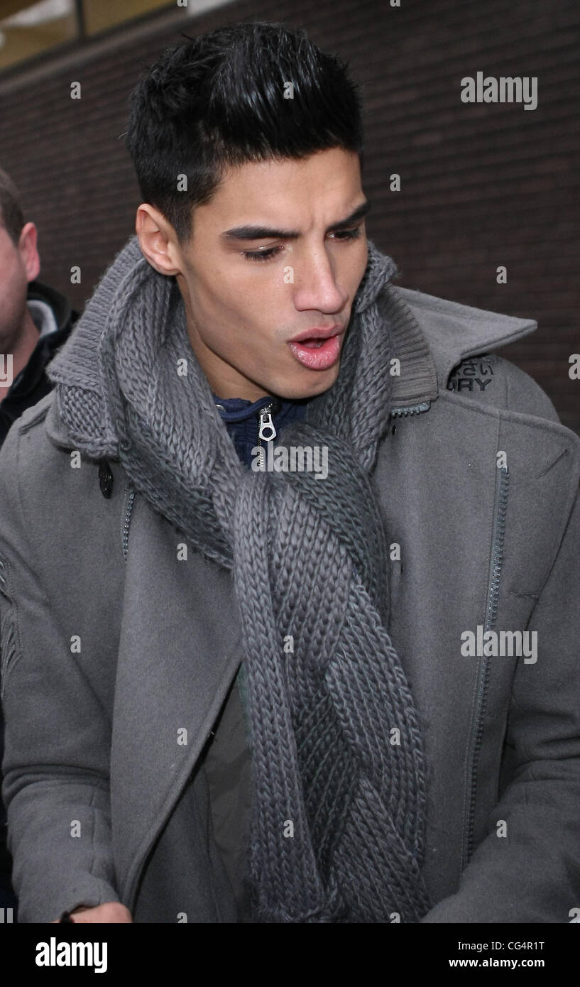 Siva Kaneswaran of The Wanted at the ITV studios London, England - 26. ...