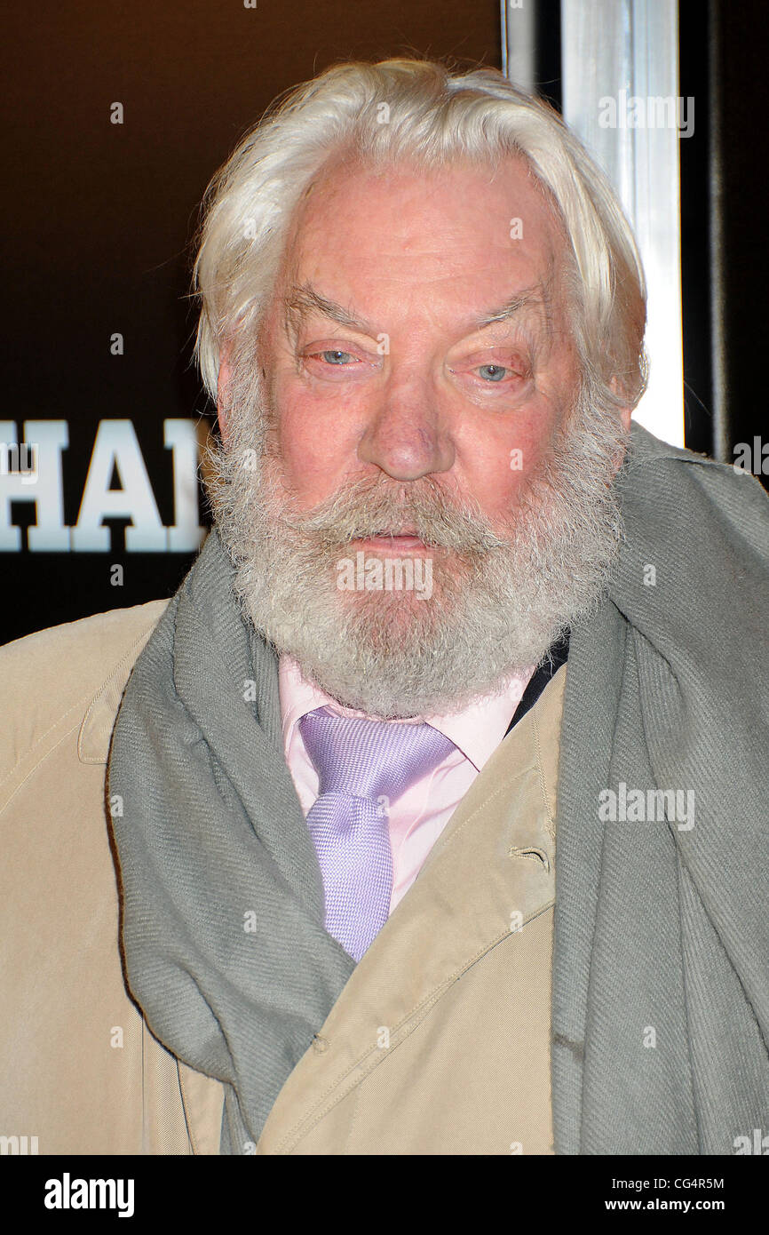 Donald Sutherland. Los Angeles Premiere of 'The Mechanic' held at the ...
