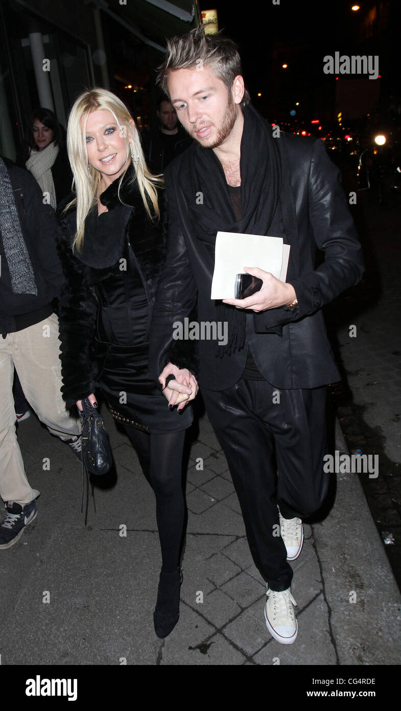 Tara Reid and boyfriend Michael Lillelund Paris Fashion Week Haute ...