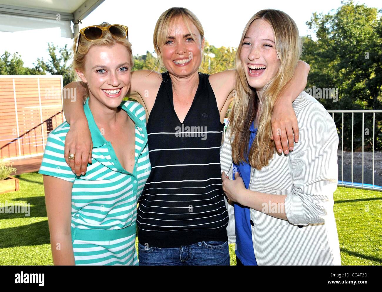 Gracie Otto, Radha Mitchell and Sophie Lowe attend the Lacoste ...