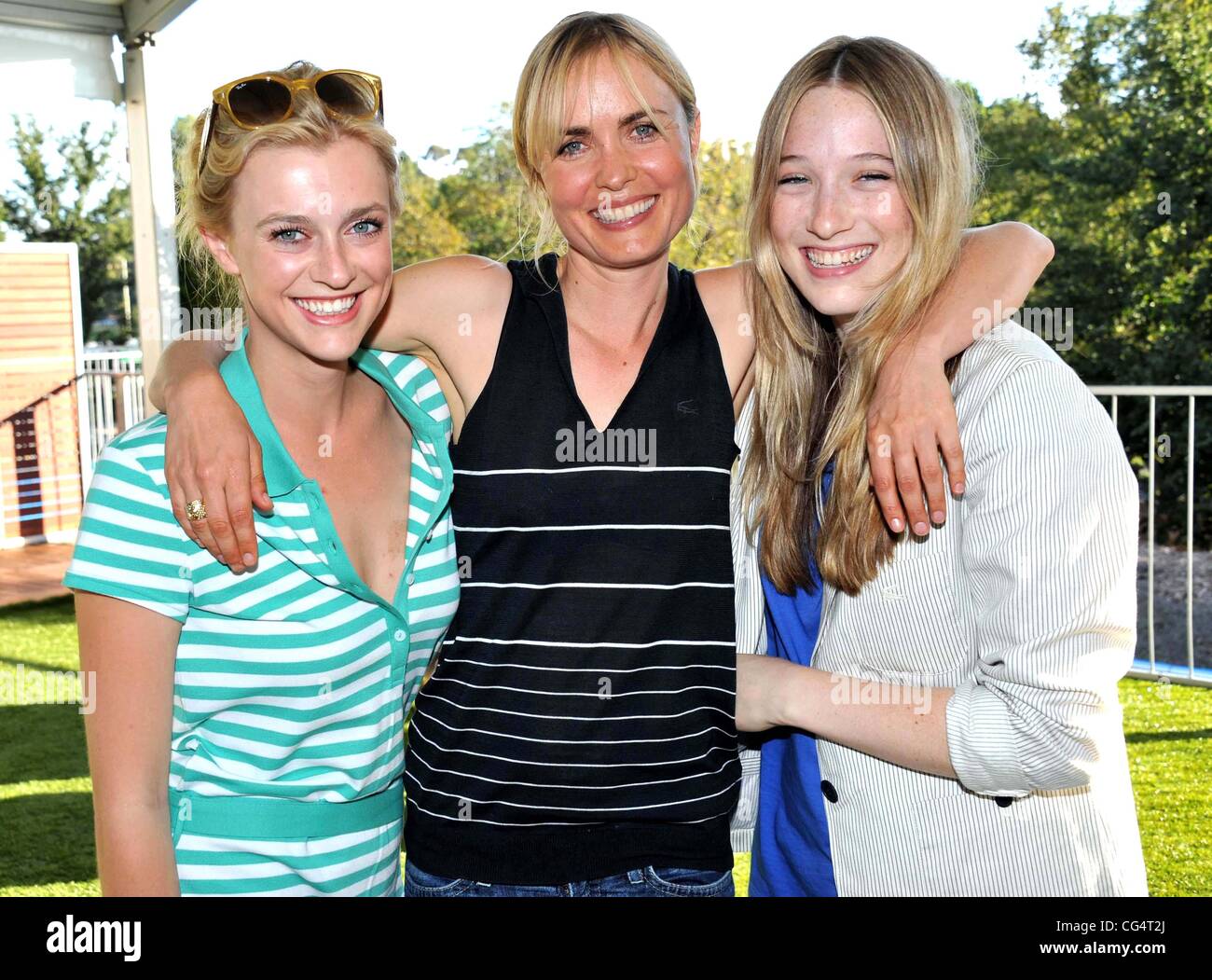 Gracie Otto, Radha Mitchell and Sophie Lowe attend the Lacoste ...