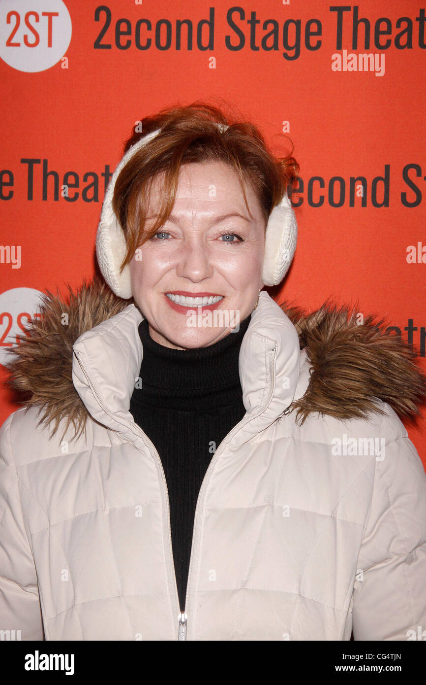 Julie White Opening night of the Second Stage Theatre production of ...