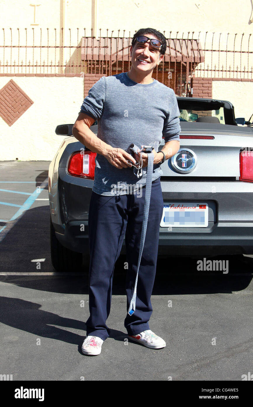 Corky Ballas outside the dance-rehearsal studio for ABC-TV's 'Dancing ...