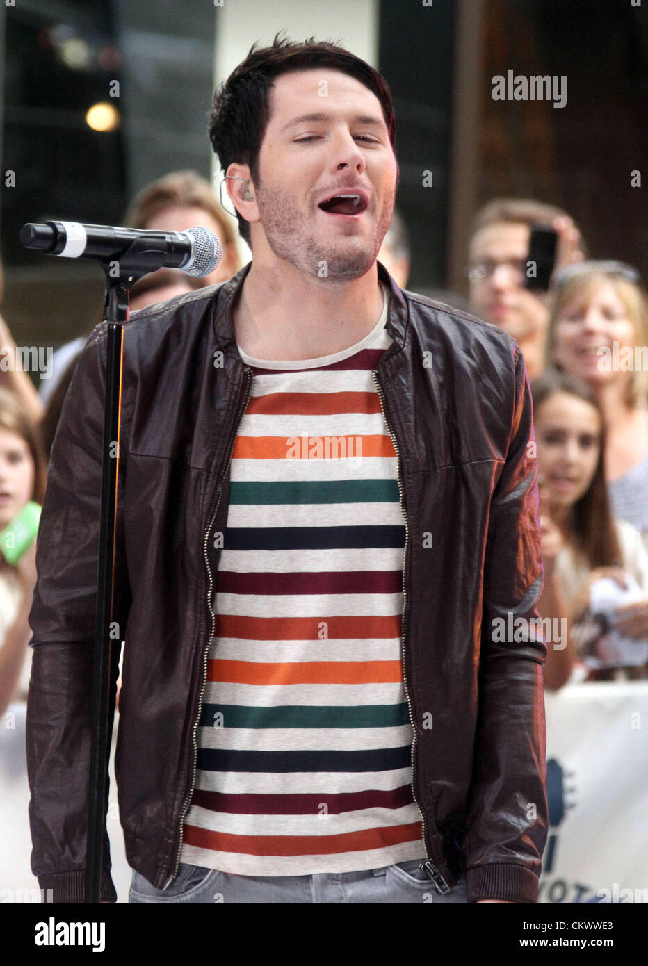 Aug. 23, 2012 - New York, New York, U.S. - Singer ADAM YOUNG from 'OWL ...