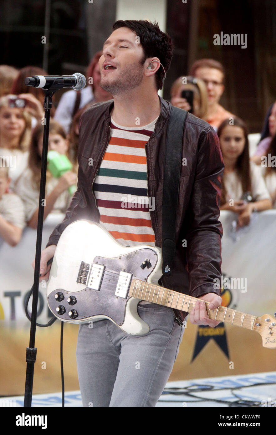 Aug. 23, 2012 - New York, New York, U.S. - Singer ADAM YOUNG from 'OWL ...