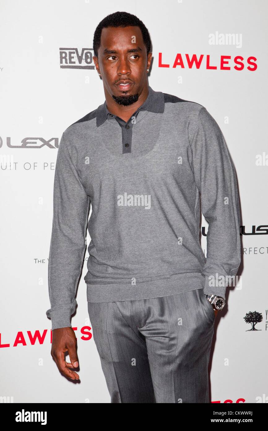 22nd Aug 2012. Sean Combs at arrivals for LAWLESS Premiere, The ...
