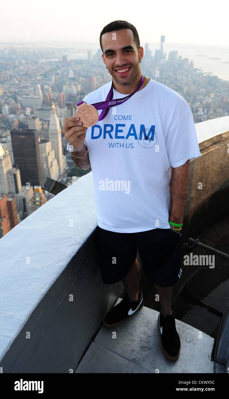 Aug. 23, 2012 - Manhattan, New York, U.S. - DANELL LEYVA, 2012 Olympic ...