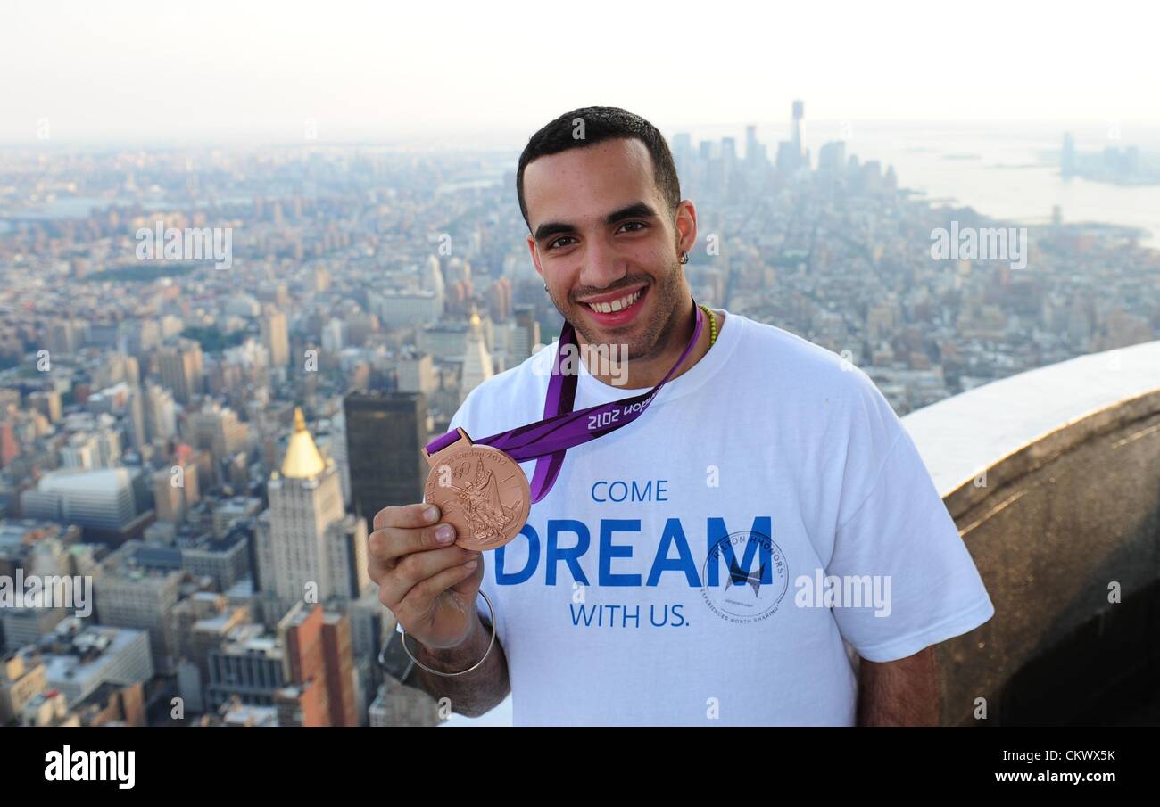 Aug. 23, 2012 - Manhattan, New York, U.S. - DANELL LEYVA, 2012 Olympic ...