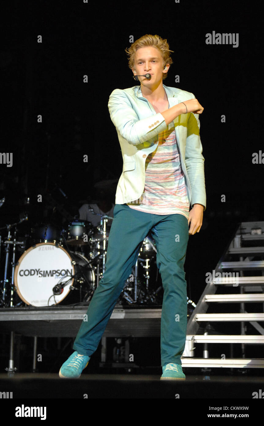 Aug. 21, 2012 - Raleigh, North Carolina, U.S. - Australian born singer ...