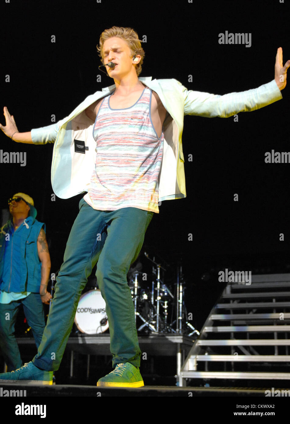 Aug. 21, 2012 - Raleigh, North Carolina, U.S. - Australian born singer ...