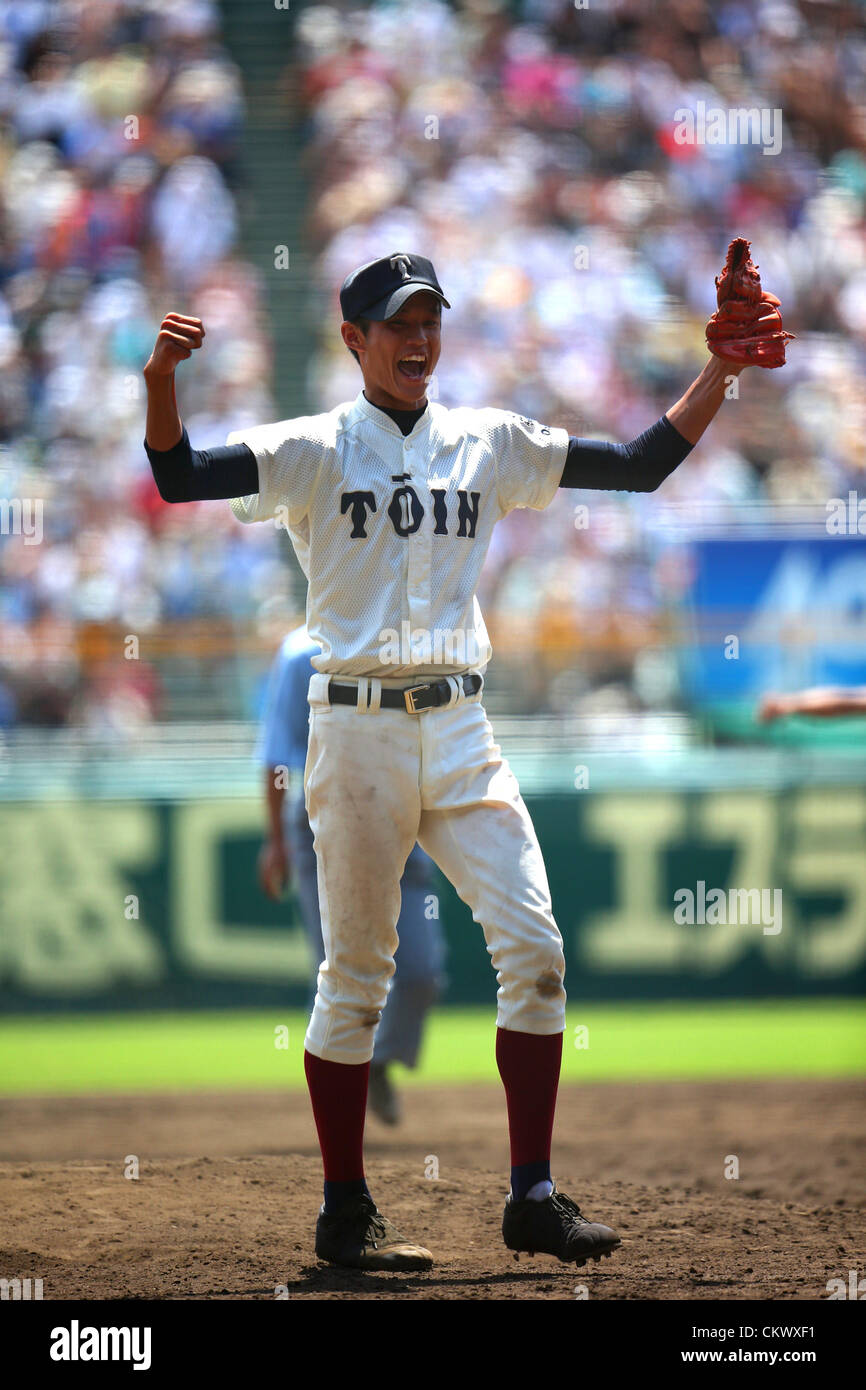 Shintaro Fujinami (Osaka Toin), AUGUST 23, 2012 - Baseball : Shintaro ...