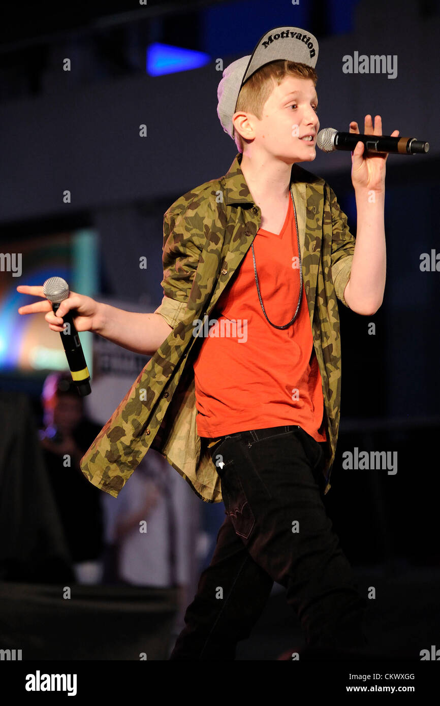 August 23, 2012 - Toronto, Canada - 13-year old rapper Jake Zeldin ...
