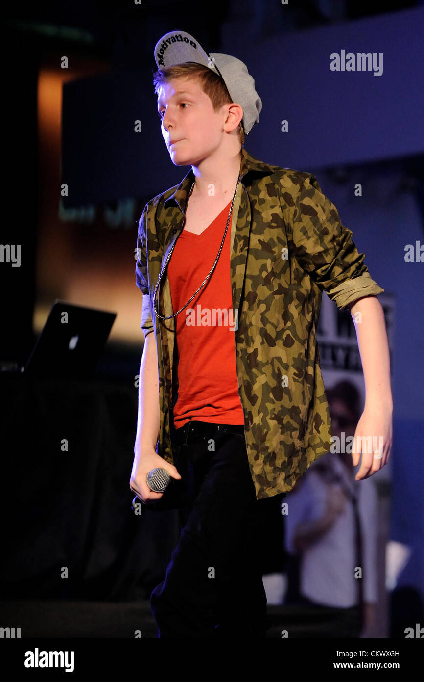 August 23, 2012 - Toronto, Canada - 13-year old rapper Jake Zeldin ...