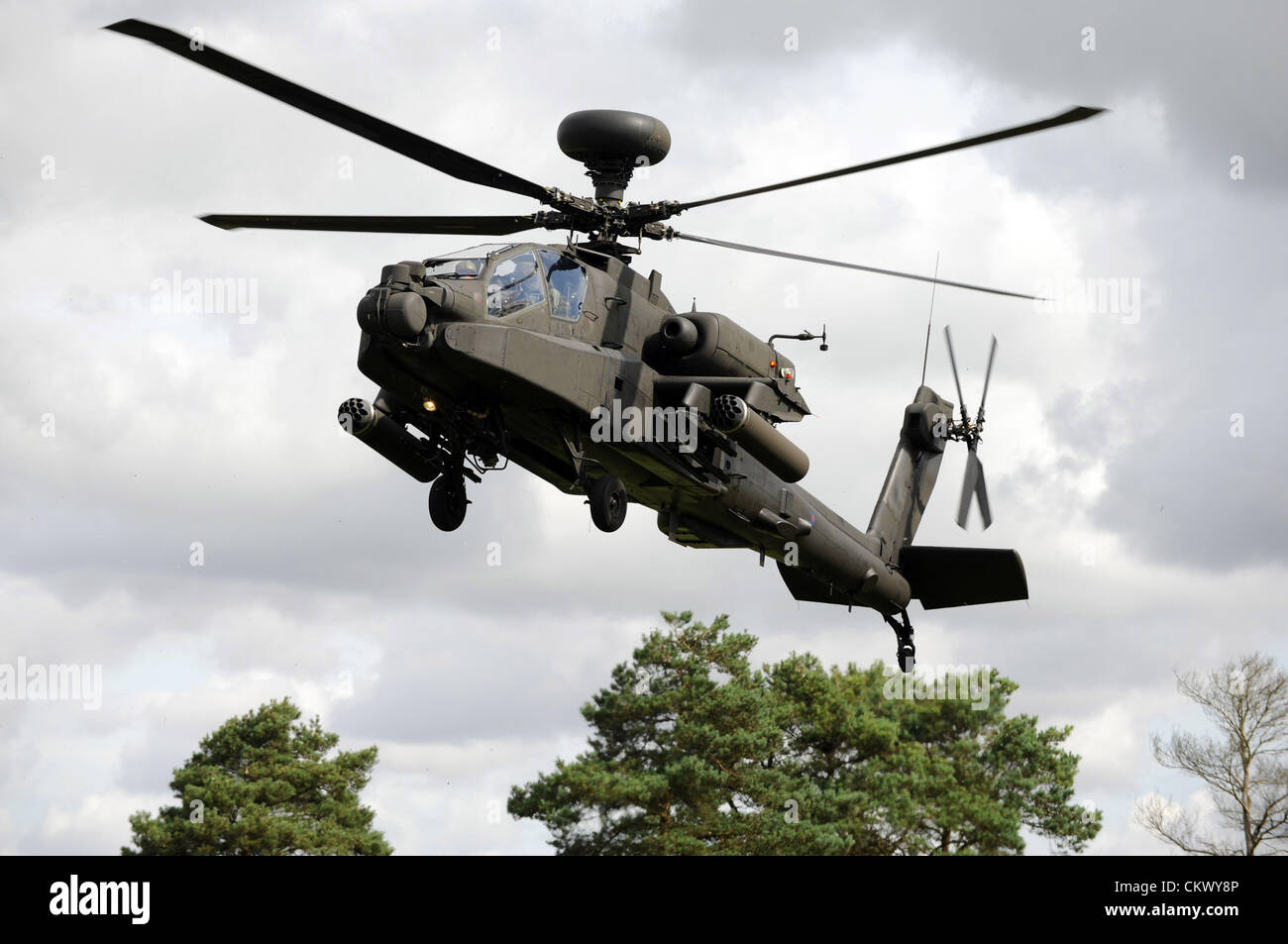 Apache attack helicopter Stock Photo - Alamy