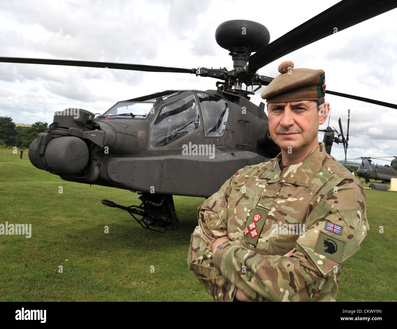 4th Mechanised Brigade Commander, Brigadier Bob Bruce Stock Photo - Alamy