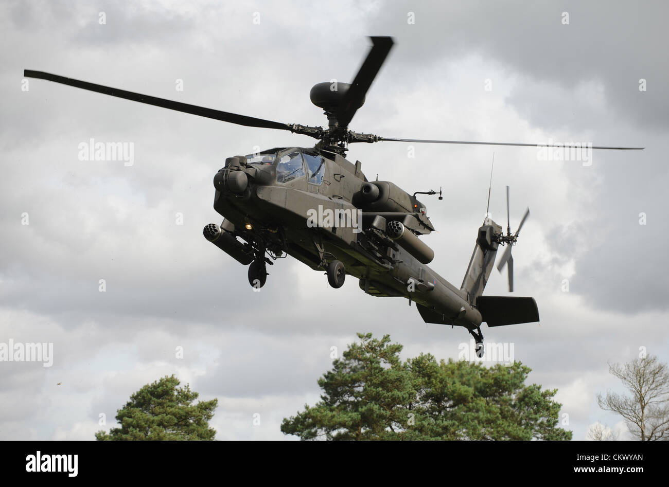 Apache attack helicopter Stock Photo - Alamy