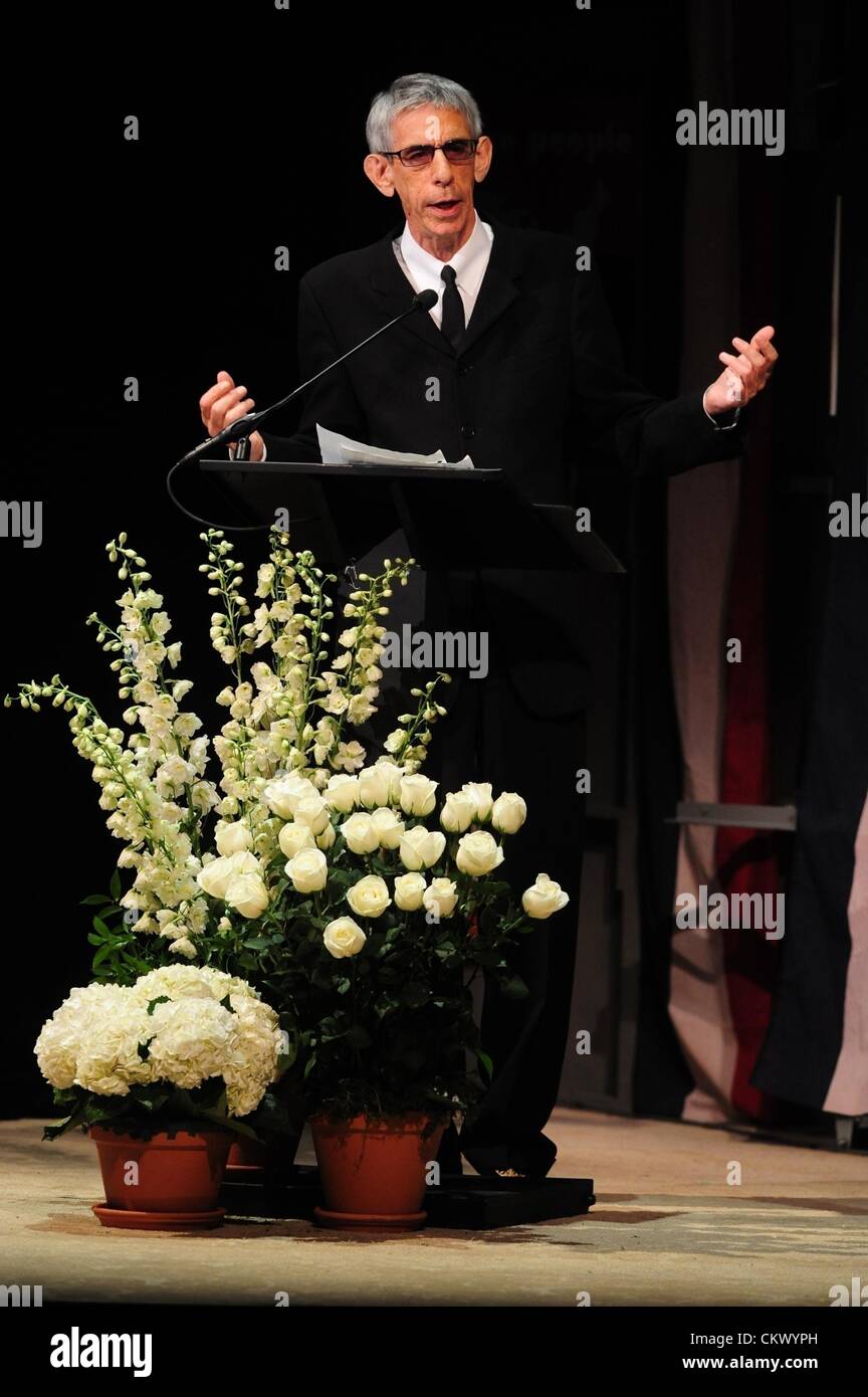Aug. 23, 2012 - Manhattan, New York, U.S. - RICHARD BELZER reads from ...