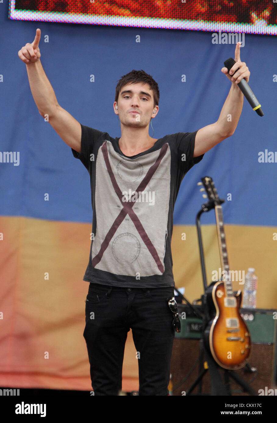 Aug. 24, 2012 - New York, New York, U.S. - Singer TOM PARKER from the ...