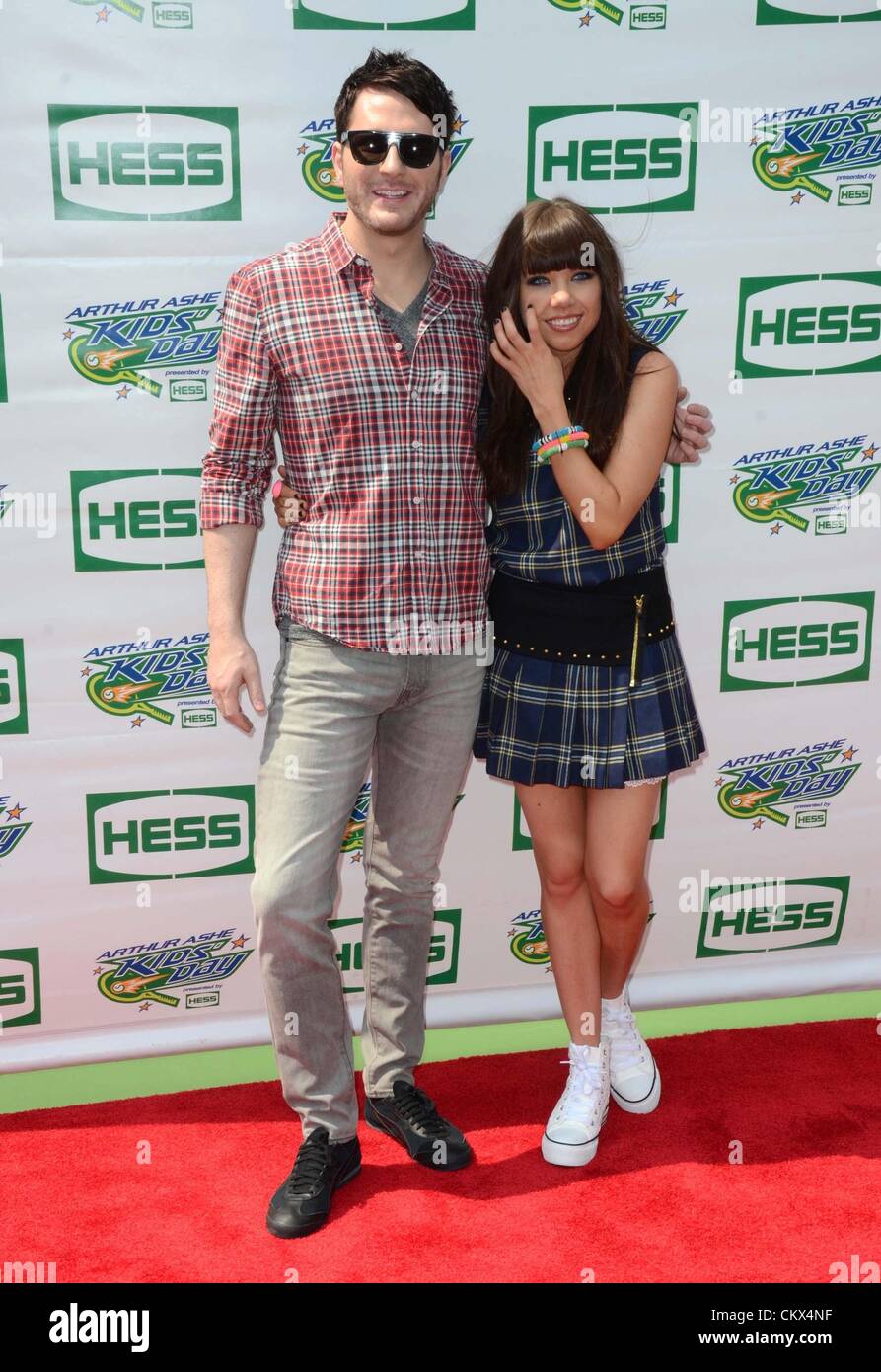 25th Aug 2012. Carly Rae Jepsen, Adam Young of Owl City in attendance ...