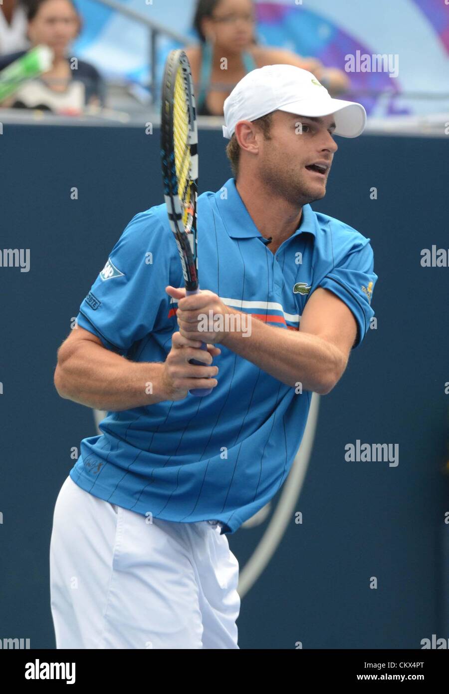 25th Aug 2012. Andy Roddick in attendance for 2012 Arthur Ashe Kids ...