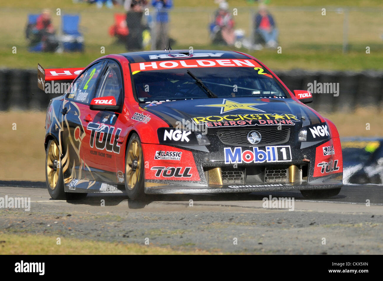 26th Aug 2012. Eastern Creek,Australia.Holden Racing Teams Garth Tander ...