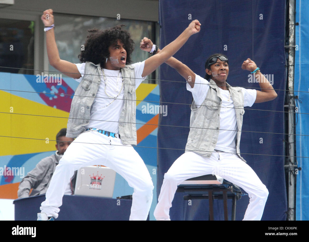 Aug. 25, 2012 - New York, New York, U.S. - Singers (L-R) PRINCETON and ...