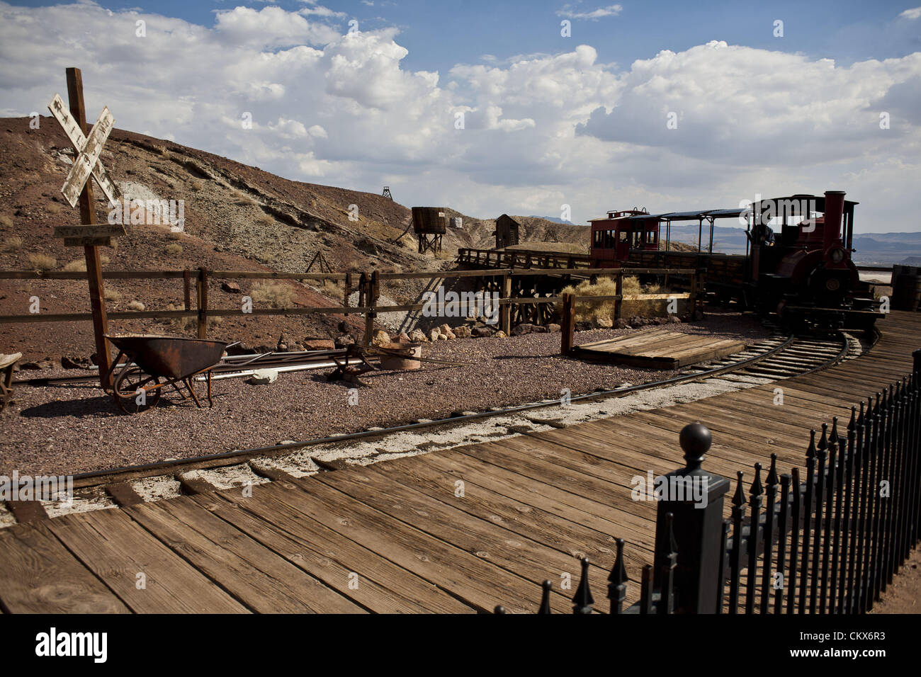 Aug. 18, 2012 - Yermo, California, U.S - Calico is an old West mining ...