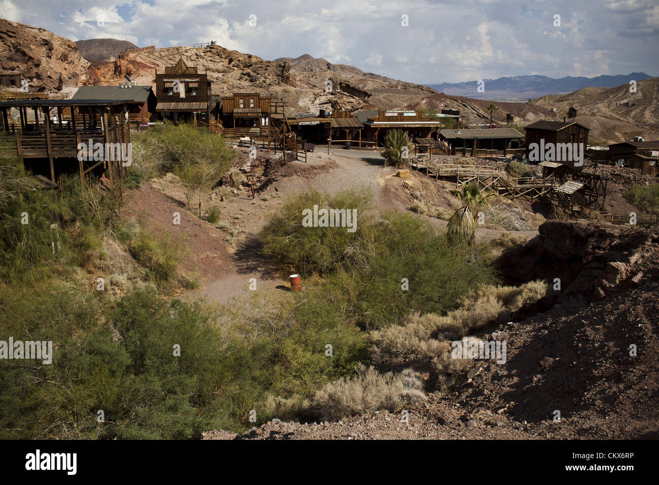 Aug. 18, 2012 - Yermo, California, U.S - Calico is an old West mining ...