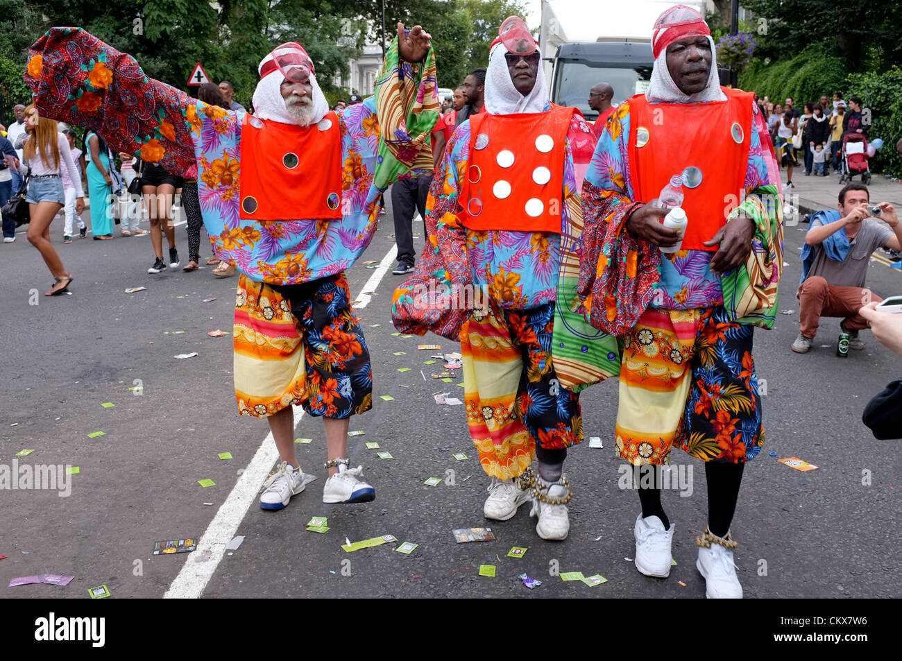 Revellers in carnival costumes hi-res stock photography and images - Alamy