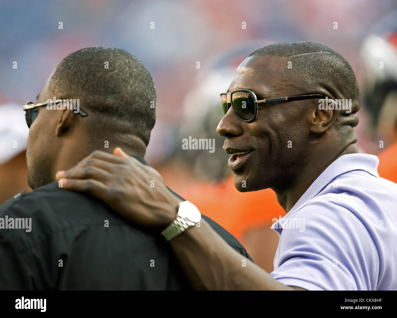 Shannon sharpe broncos hi-res stock photography and images - Alamy