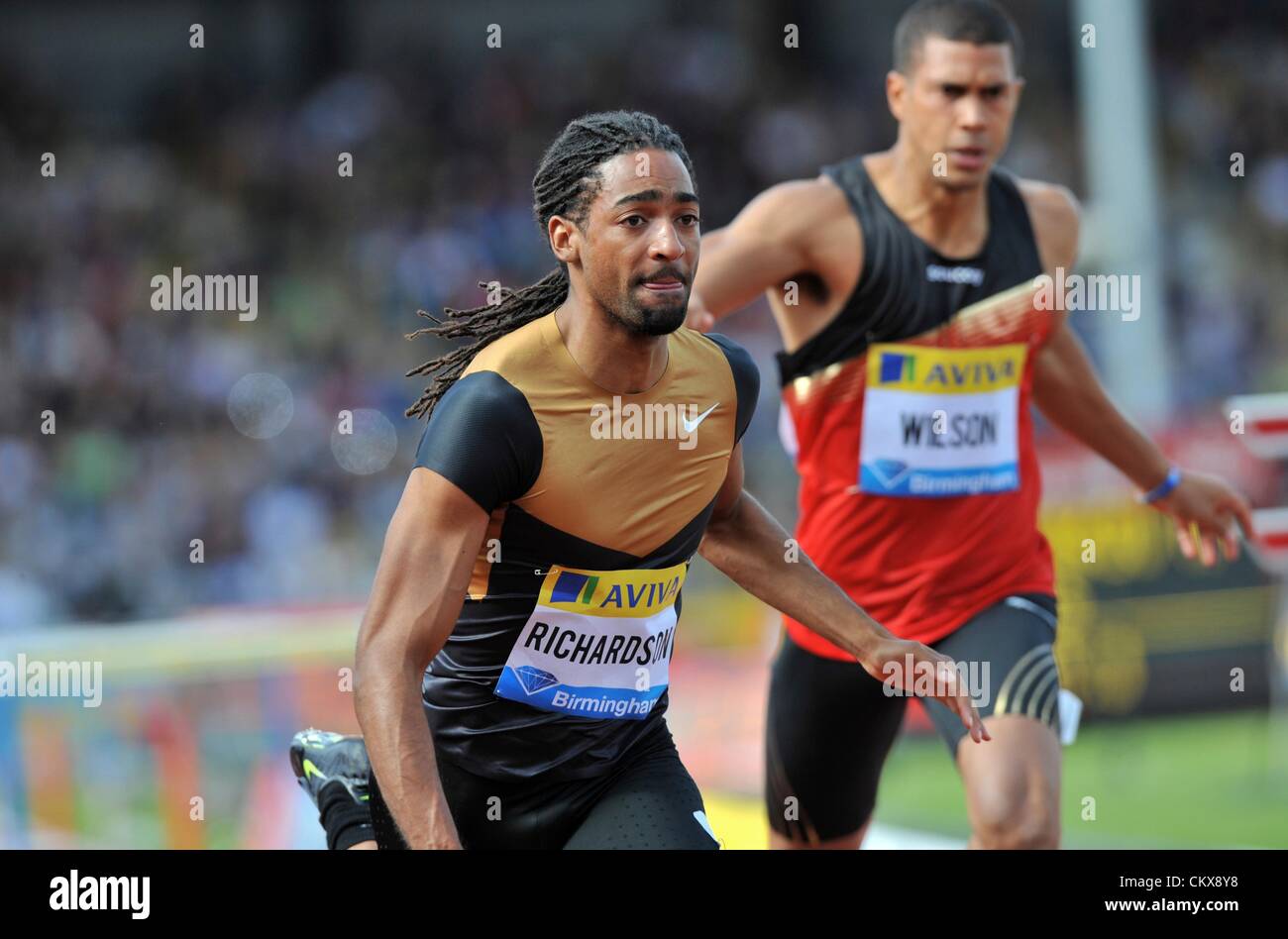 26th Aug 2012. 26.08.2012 Birmingham, England. Jason Richardson ...