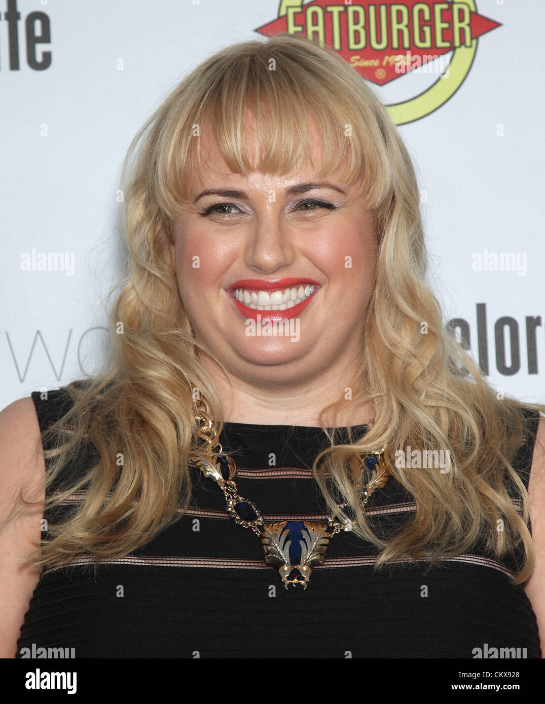 Aug. 23, 2012 - Hollywood, California, U.S. - Rebel Wilson arrives for ...