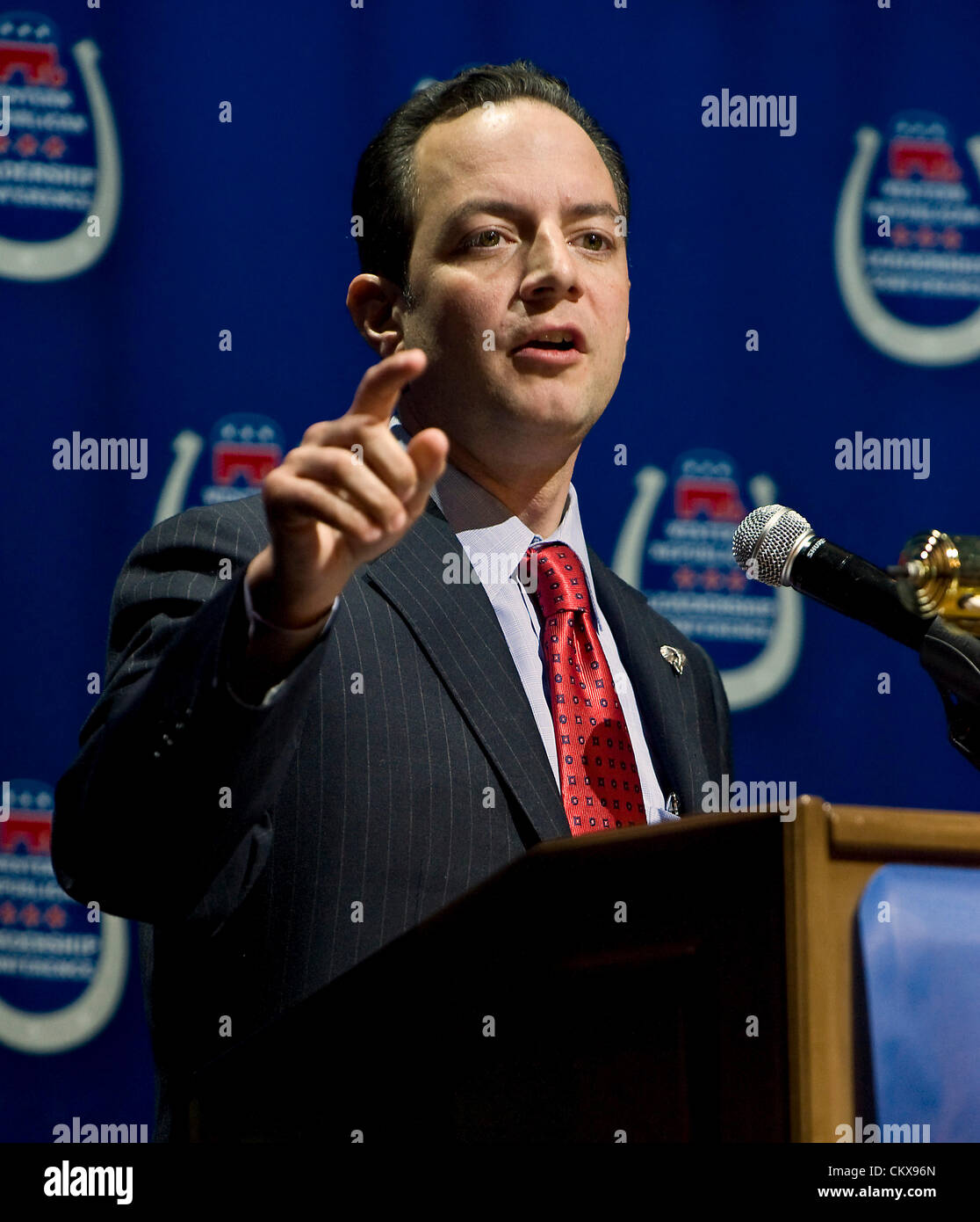 Oct. 19, 2011 - Las Vegas, Nevada, U.S. - REINCE PRIEBUS, Chairman of ...